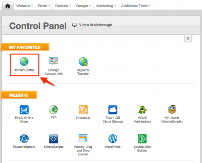 Hướng dẫn quản lý, trỏ tên miền ở Domain.com, MyDomain, Dotster và ...